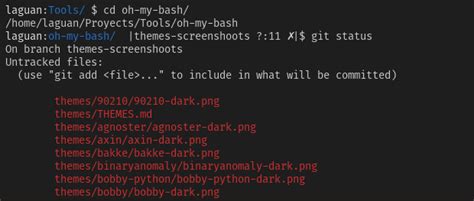 Themes Ohmybashoh My Bash Github Wiki