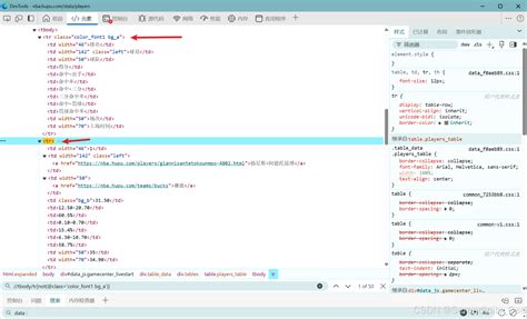爬取nba球员信息并可视化小白入门 Csdn博客