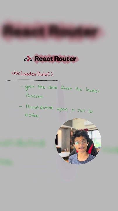 Useloaderdata Hook 🪝 In React Router Omlondhe Reactrouter Useloaderdata Youtube