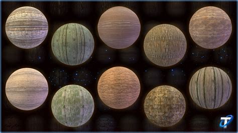 Artstation 100 Wood Materials Sbsar Pbr Textures Mega Bundle