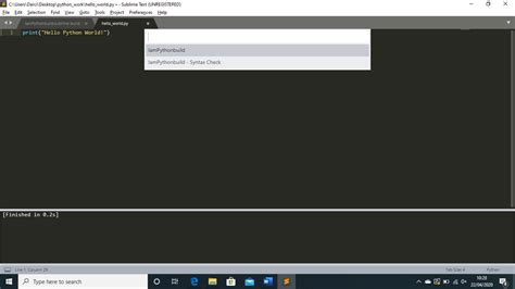 New User Winerror 2 The System Cannot Find The File Specified Technical Support Sublime