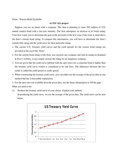 assignment project pdf yield finance yield curve