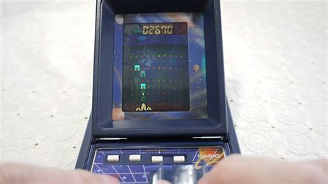 CASIO COLORINVADER LSI LCD Vintage Handheld Game YouTube