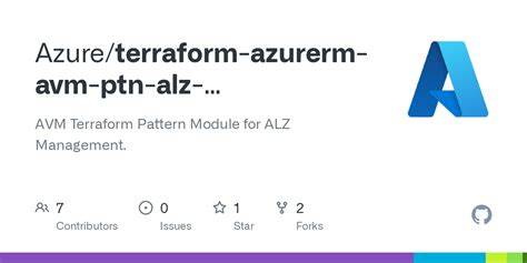 Github Azure Terraform Azurerm Avm Ptn Alz Management Avm Terraform Pattern Module For Alz