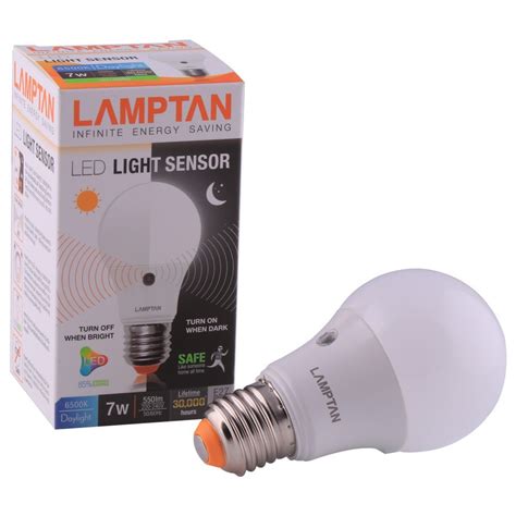 หลอด Led Light Sensor 7w Daylight Lamptan หลอดไฟภายในบ้านเอนกประสงค์ Shopee Thailand