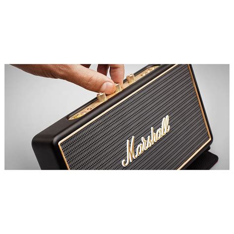DISC Marshall Stockwell Travel Bluetooth Speaker with Cover at Gear4music