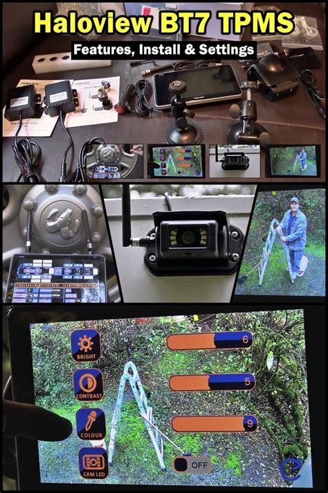 Haloview RV Rear Monitor With Built In Tire Pressure Monitor