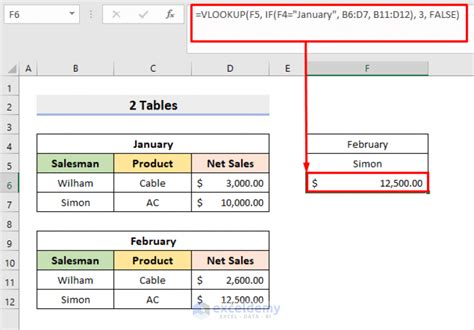 Example Of Vlookup With Multiple If Condition In Excel Criteria