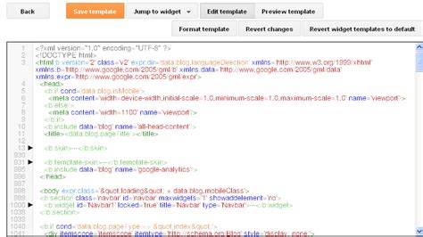 Blogger New Template Html Editor Interface Tutorial Blog