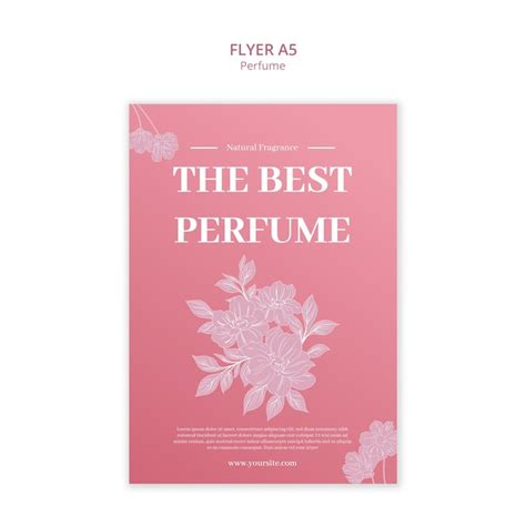 Free Psd Perfume Template Design