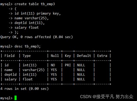 【mysql篇】第五篇——表的约束 mysql建表约束 csdn博客
