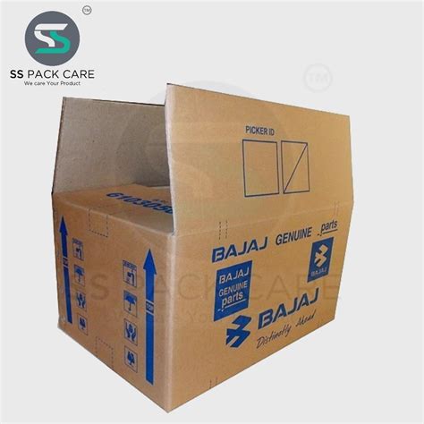 Printed E Flute Corrugated Box Ss Pack Care