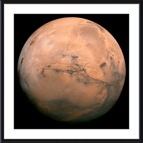 Marte In Dettaglio Nasa 24 X 24 Inches Ashford In Gloss Gold