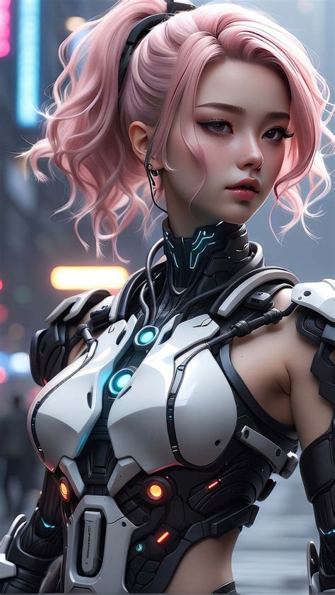 Wallpaper Anime Girl Cyberpunk Art 25414