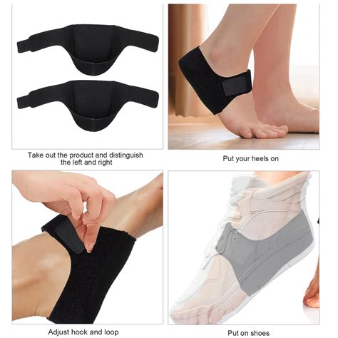 เบาะรองส้นเท้า ตัวป้องกัน 2 ชิ้น Plantar Fasciitis แผ่นรองส้นเท้า ถ้วยส้นเท้า รองรับส้นเท้า