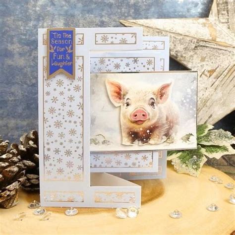 Christmas Foiled Pattern Kinetic Cards