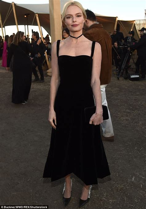 Kate Bosworth Stuns In Black Dress At Dior Event Daily Mail Online