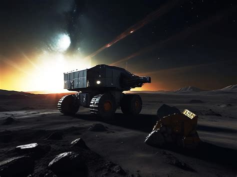 Space Mining Generative Ai Premium Ai Generated Image