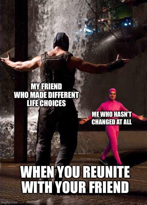Pink Guy Vs Bane Imgflip