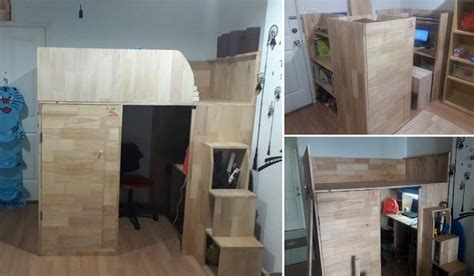 Diy เตียงไม้สองชั้น ทำเองแบบง่ายๆ ใช้งานได้หลากหลาย คุ้มค่า คุ้มราคา