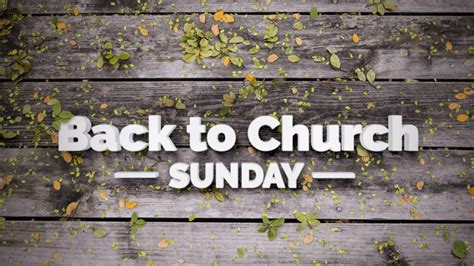 Back To Church Sunday Beth Haven Baptist Church