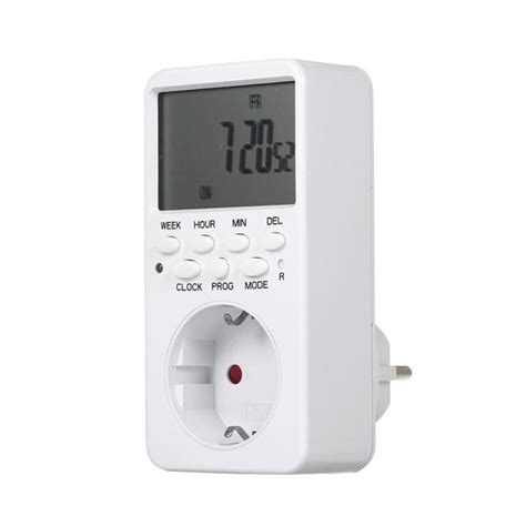 Digital Timer Switch Socket Lcd Display Plug In Programmable Time