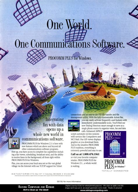 Vcandg [ Retro Scan Of The Week ] Procomm Plus For Windows