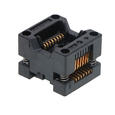 深圳谷易电子生产的sop16pin 127mm下压测试座（含引脚宽62mm）概述性能特点规格应用生产厂家