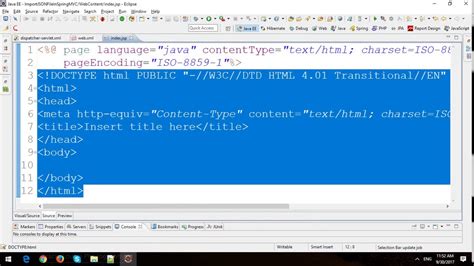 Import Data From Json File To Spring Mvc Framework And Hibernate Youtube