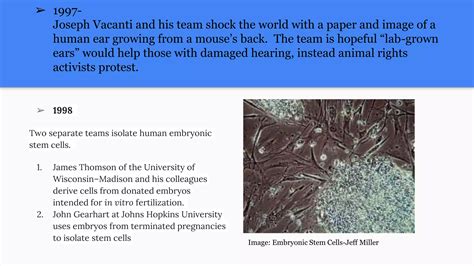 A Brief History Of Regenerative Medicine Pptx