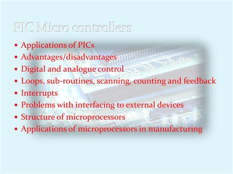 PIC Micro Controllers