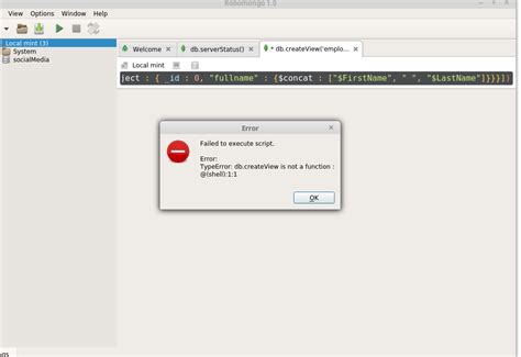 Creating Views In Mongodb Stack Overflow