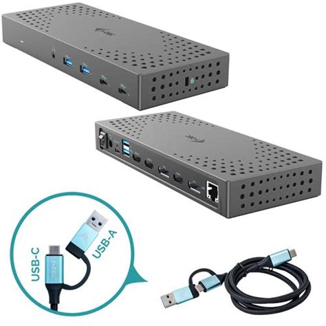 Itec Usb 3 0 Usbc Thunderbolt 3x 4k Docking Station Gen 2 Power