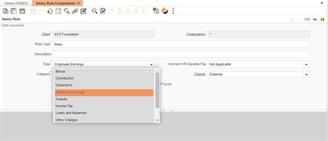 Salary Rule Computation Konnect Erp Help