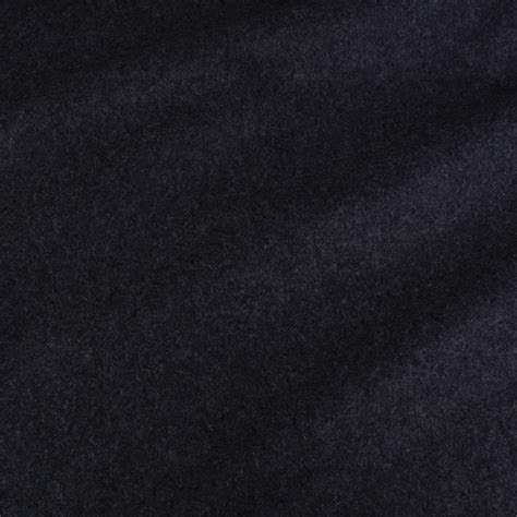 Heavy Organic Wool Duffel In Dark Grey Melange Colours