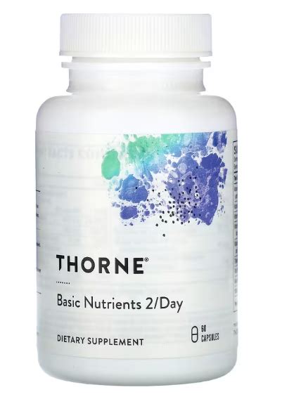 Thorne Research Basic Nutrients 2 Per Day 60 Caps Sport Supplements