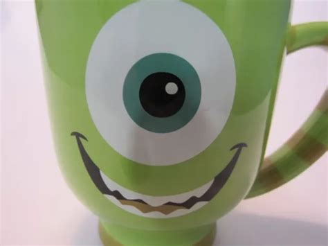 Disney Parks Pixar Monsters Inc Mike Wazowski Green Coffee Cup 20 Oz