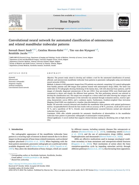 Pdf Convolutional Neural Network For Automated Classification Of