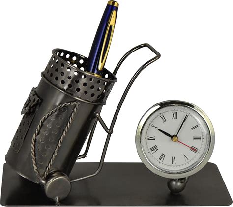 Golf Bag And Desk Clock
