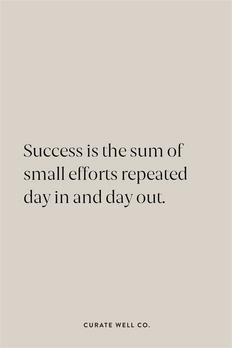 Success Smallefforts Hardwork Achievement Motivation