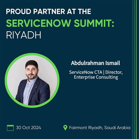 Servicenowsummit Unikomm Ai Innovation Riyadh Abdulrahman Ismail