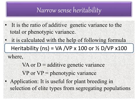 Heritability Genetic Advance Ge Interaction Pptx