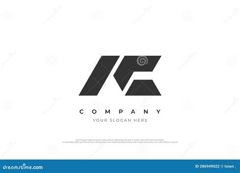Letter Ac Monogram Logo Design Stock Vector Illustration Of Logotype