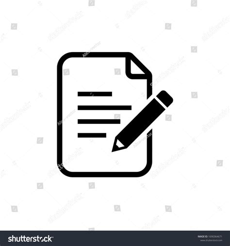 Write Icon Vector Document Icon Vector Stock Vector Royalty Free 1690364671 Shutterstock Write Icon Vector Document Icon Vector Stock Vector Royalty Free 1690364671 Shutterstock