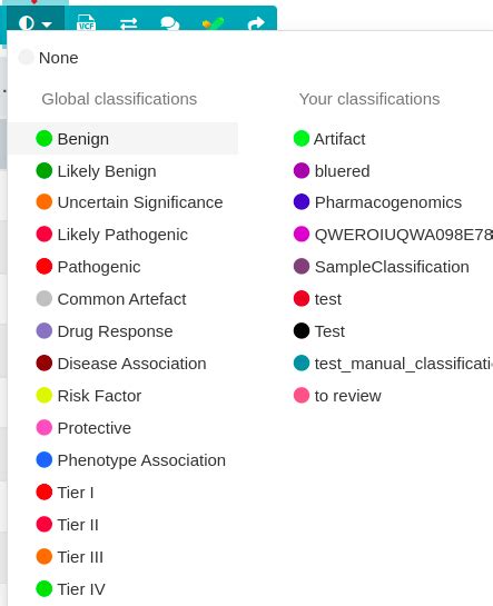Custom Variant Classifications