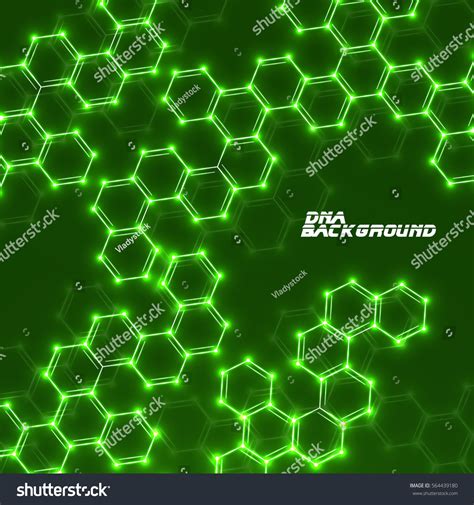 Abstract Molecular Structures Technology Background Vector Stock Vector Royalty Free 564439180