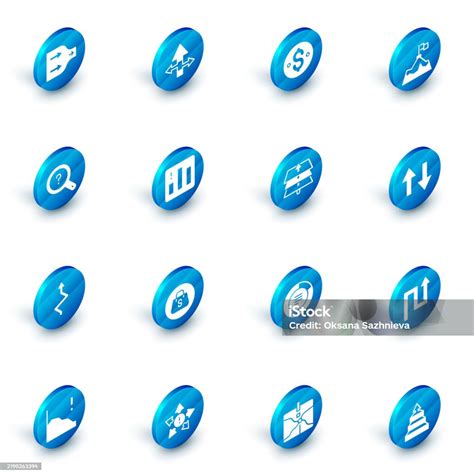 화살표 달러 기호 깃발이 있는 산 알 수 없는 검색 파이 차트 인포그래픽 및 레이어 아이콘을 설정합니다 벡터 0명에 대한 스톡 벡터 아트 및 기타 이미지 Istock