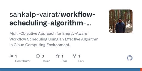 github sankalp vairat workflow scheduling algorithm thesis work multi objective approach for