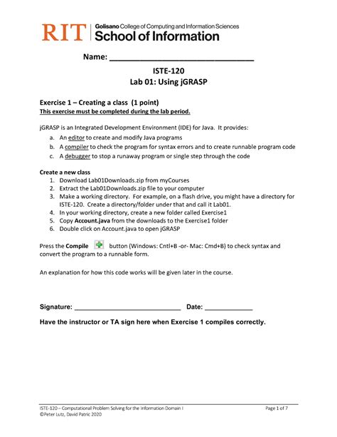 lab01 2201 the lab 1 of java programming course iste 120 iste 120 computational problem