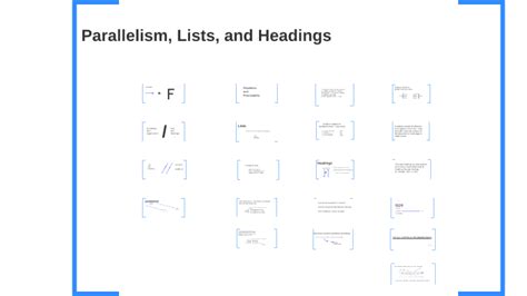 Parallelism Lists And Headings By N Vo On Prezi